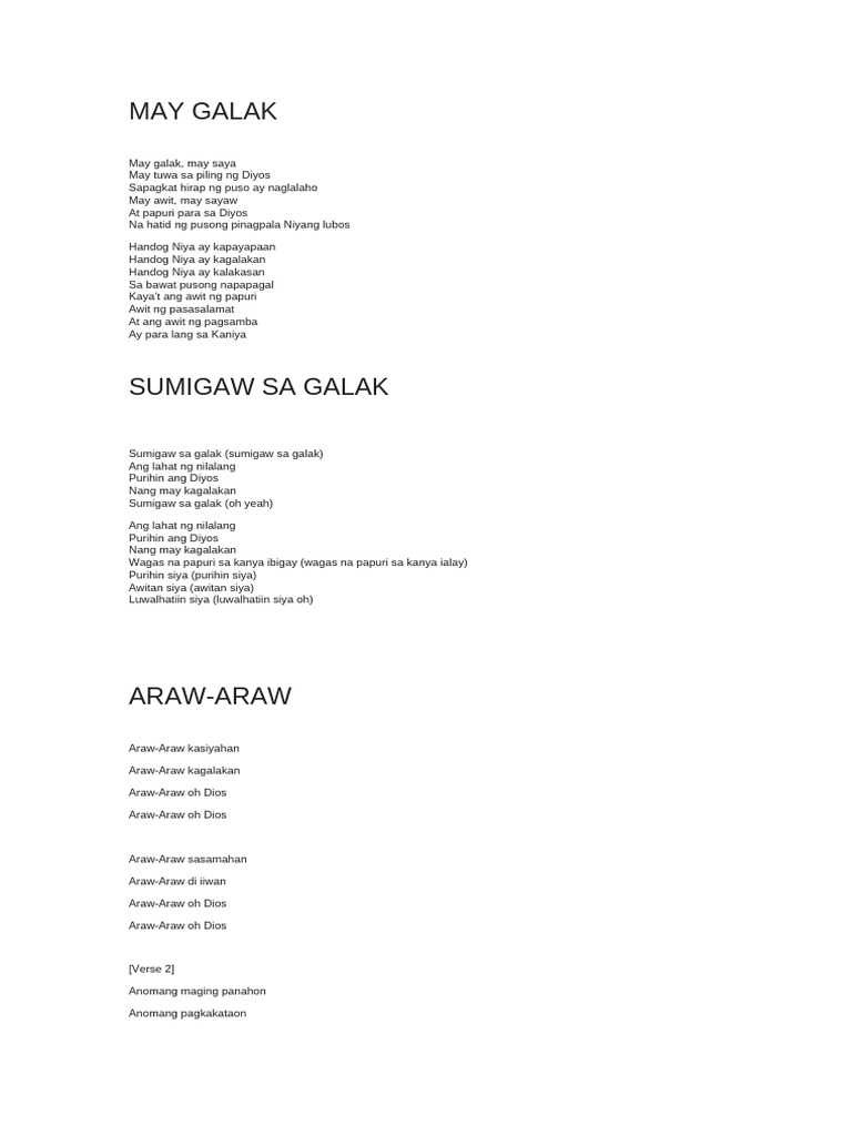 May Galak-January 5 | PDF