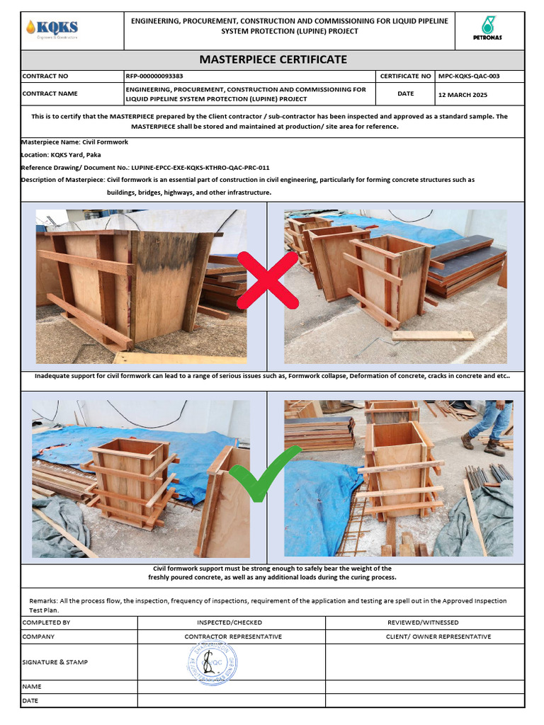 MPC 003 Civil Form Work | PDF | Concrete | Civil Engineering