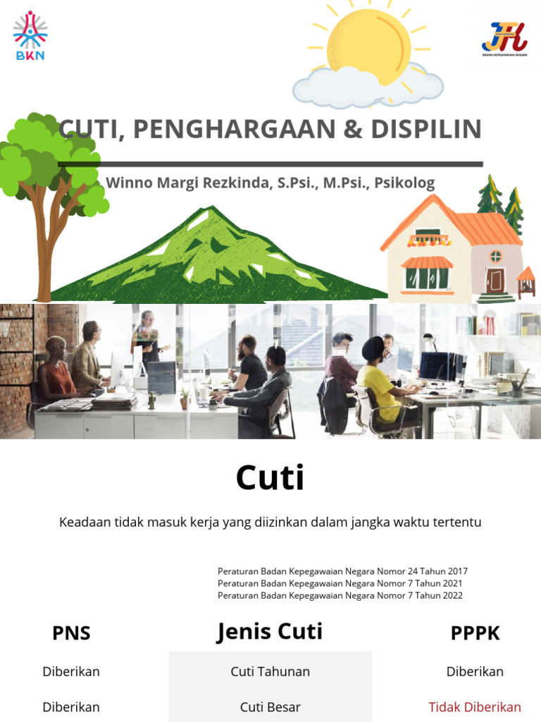 Panduan Cuti PNS dan PPPK | PDF