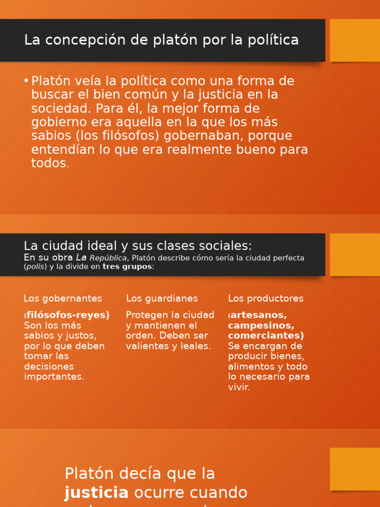 4. La concepción de platón por la política | PDF