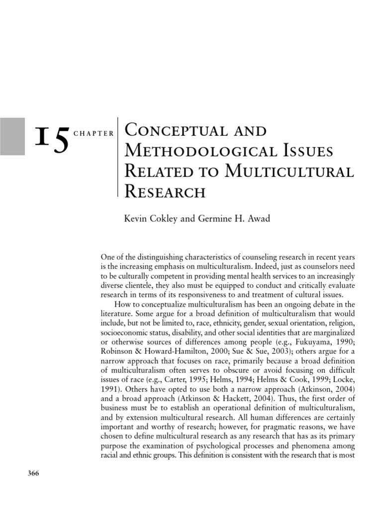 Multicultural Research Challenges Explained | PDF | Race (Human ...