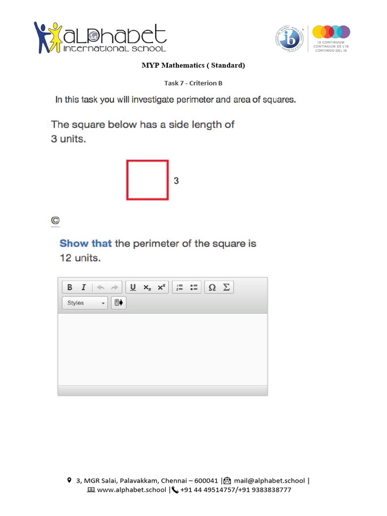 Crit B - Task 7 | PDF