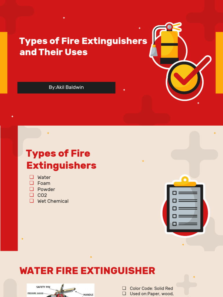 Types of Fire Extinguishers | PDF