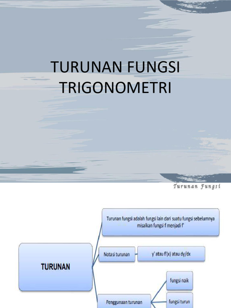Turunan Fungsi Trigonometri | PDF