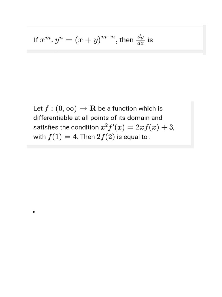 Differentiation 1 | PDF