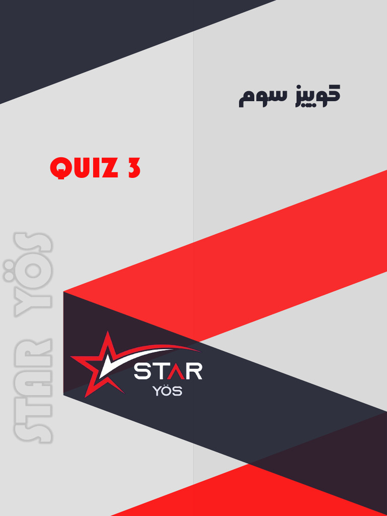 Star YÖS - Quiz 3 | PDF
