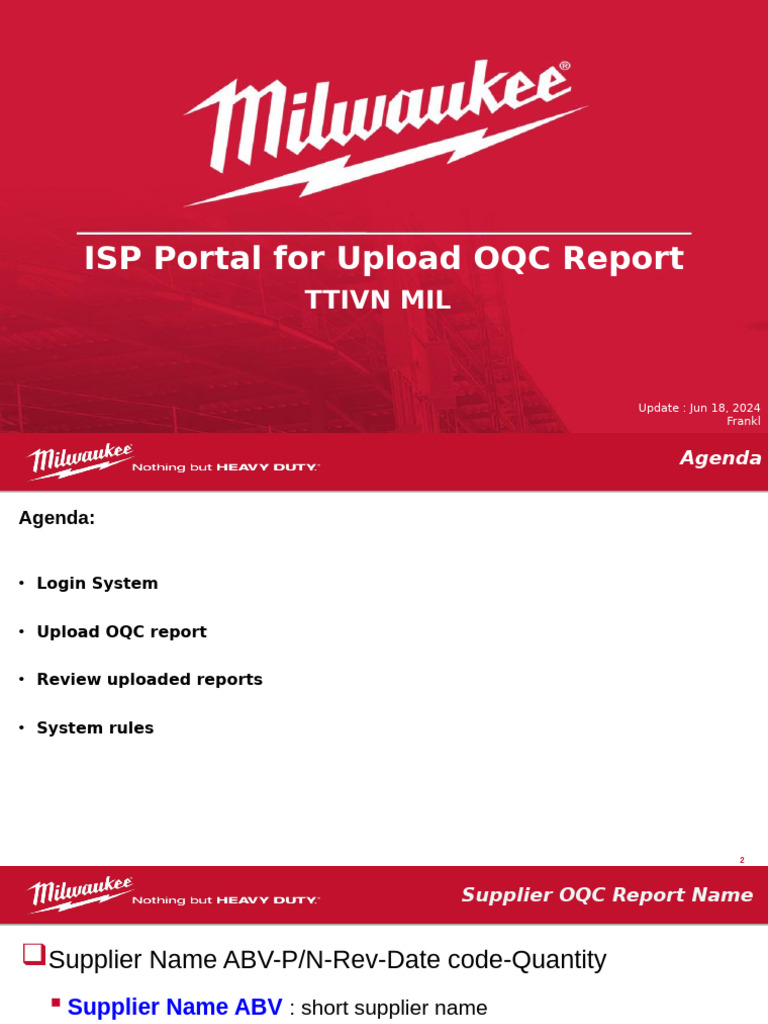 ISP Supplier OQC Report | PDF | Computer File | Utility Software