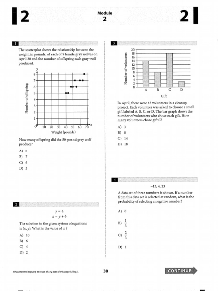 April 1 PSAT Practice Module 2 | PDF