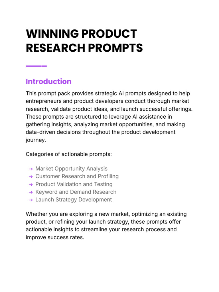 Winning Product Research Strategies | PDF | Pricing | Market Segmentation