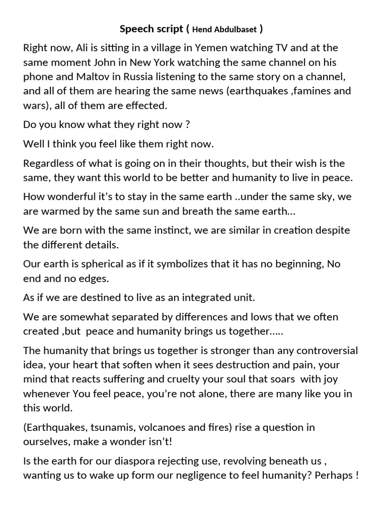 Embracing Our Shared Humanity | PDF