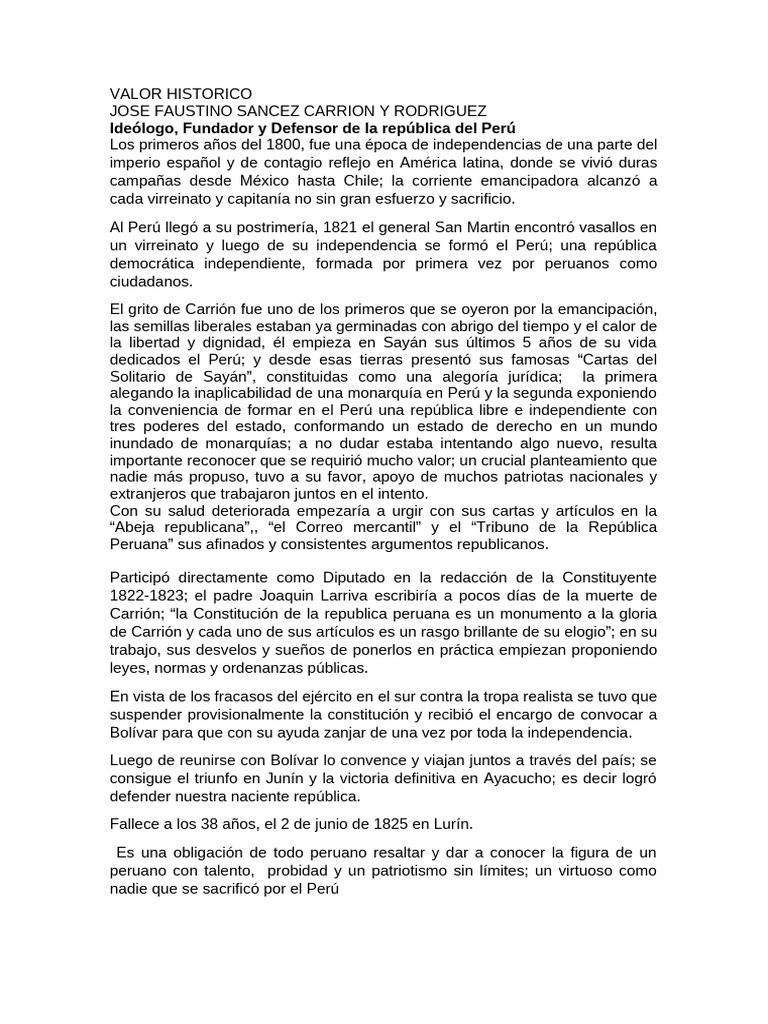 Valor Historico JFSC | PDF | Tolerancia | Masonería