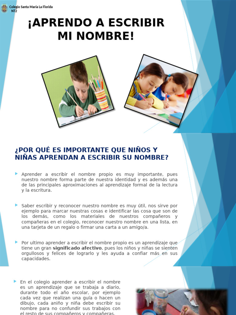 Marilú Ramírez Kinder Aprendo A Escribir Mi Nombre Semana 5 | PDF | Lápiz