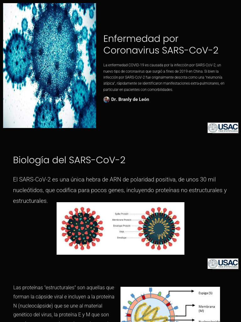 Enfermedad Por Coronavirus SARS CoV 2 | PDF | Angiotensina | Virus