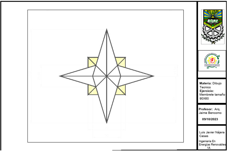 LuisNajera Dibujo Membretes 10102023 EnergiasRenovables 90X60 | PDF