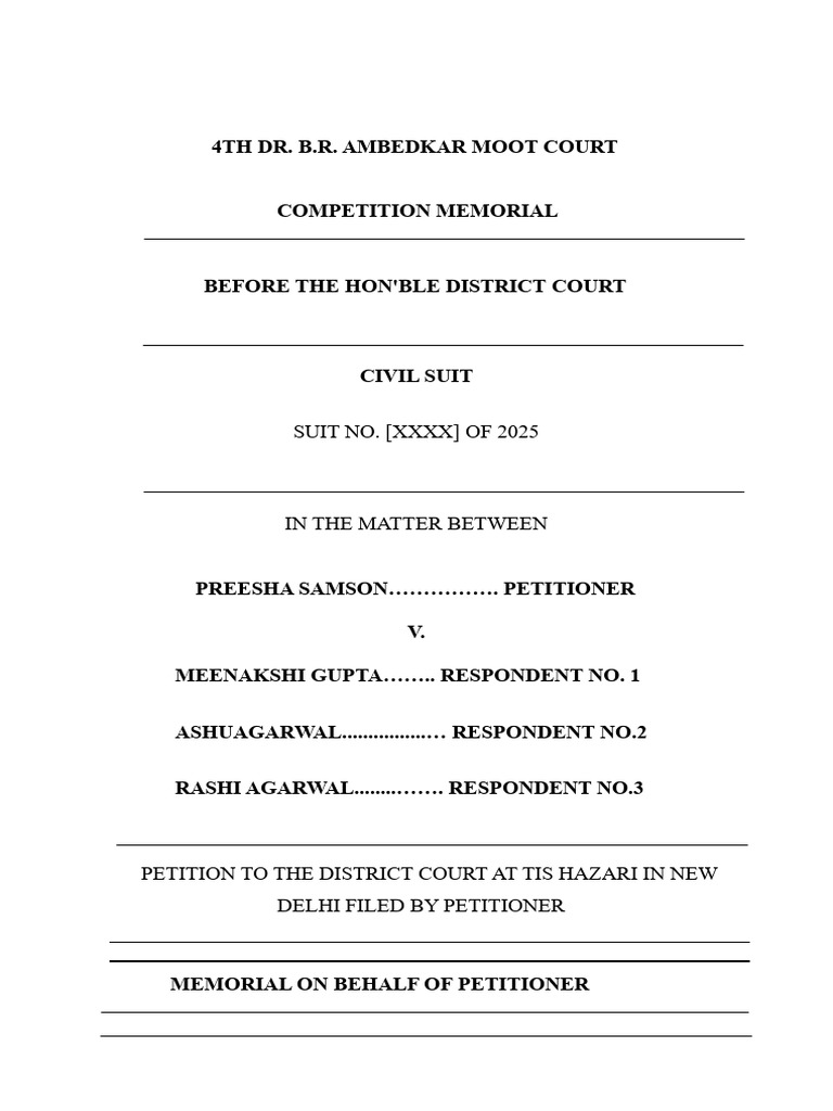 Preesha Samson v. Meenakshi Gupta: Inheritance Dispute | PDF ...