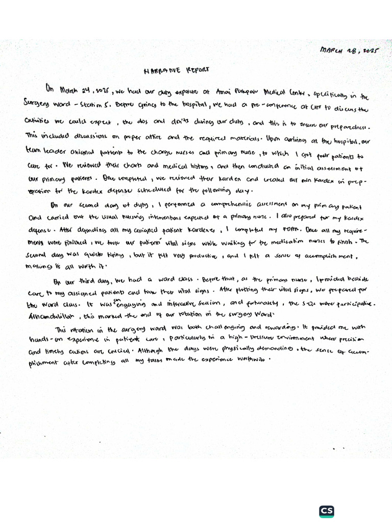 Narrative Report | PDF