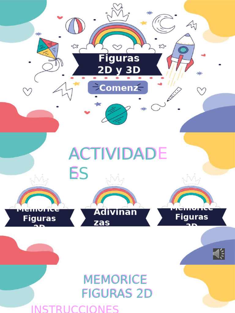 Actividades de Memoria: Figuras 2D y 3D | PDF