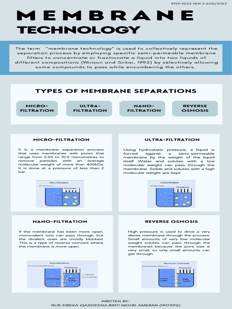 Membrane Technologies in Dairy Processing | PDF | Membrane | Membrane ...