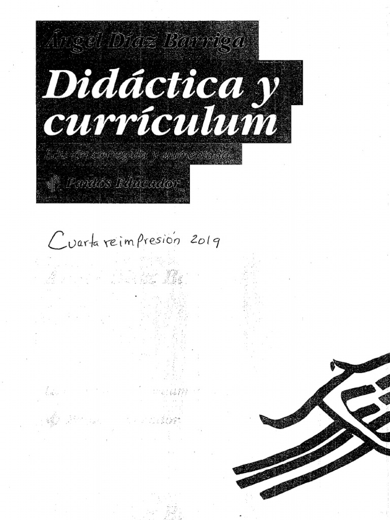 Capítulo 1 Díaz Barriga Didáctica y Curriculum | PDF