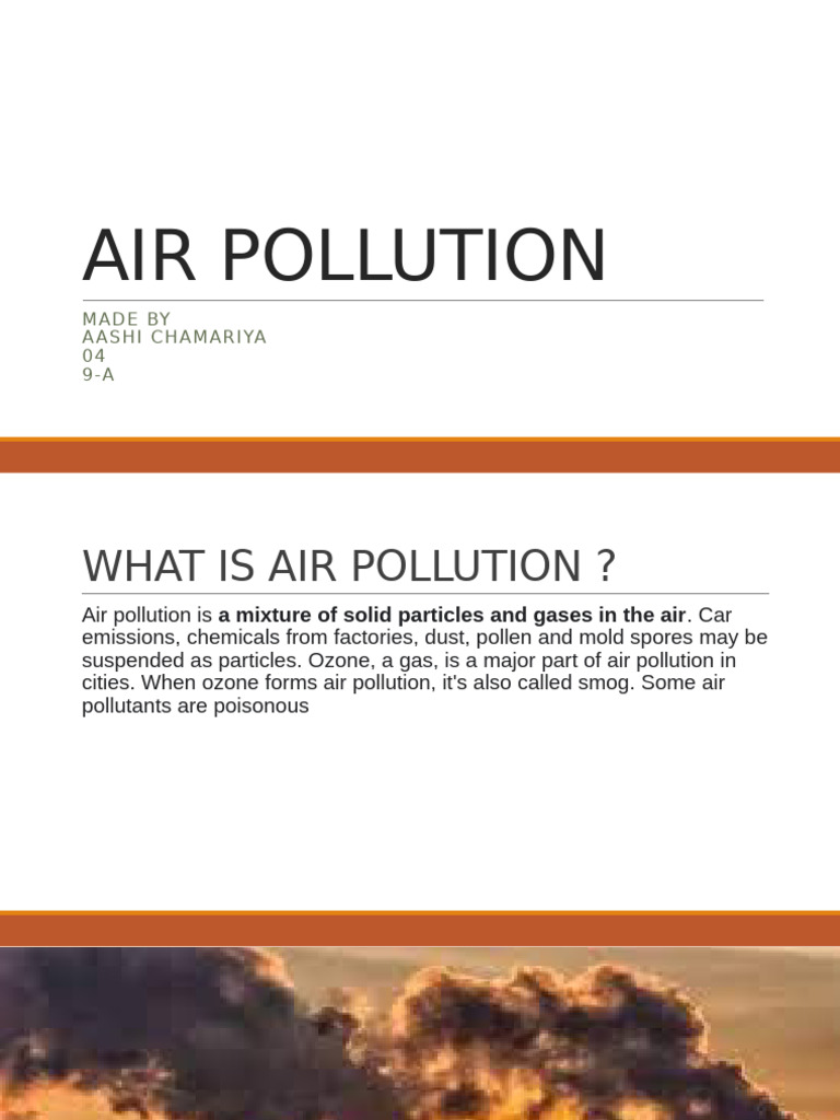 Understanding Air Pollution Effects | PDF
