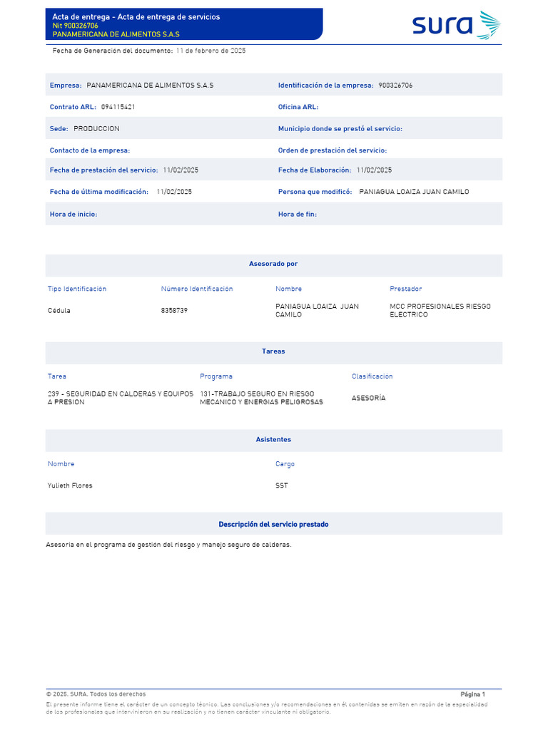 Acta de entrega - Acta de entrega de serviciosFINAL - 2025-02-11T200658.656 | PDF