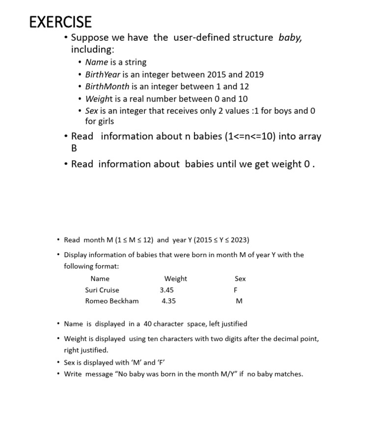 Unit2 7 Class Exercise 10 | PDF
