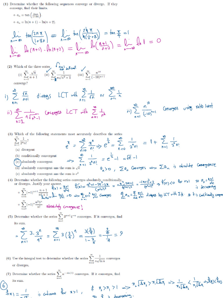 2 Sequences+and+Series | PDF