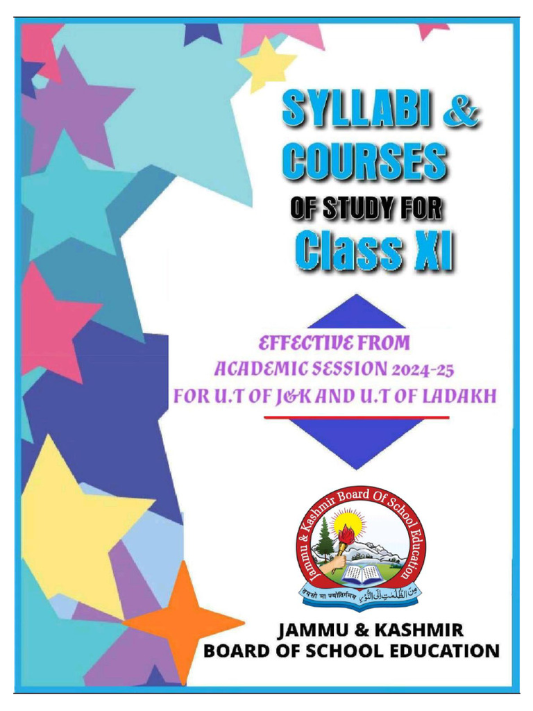 Class 11th Syllabus | PDF
