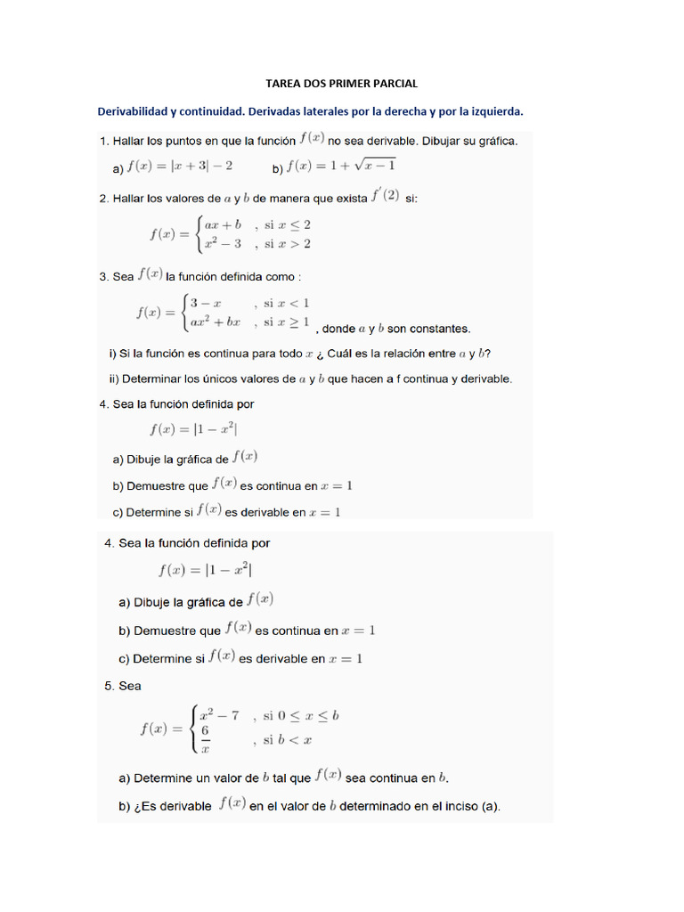 Tarea Dos Primer Parcial | PDF