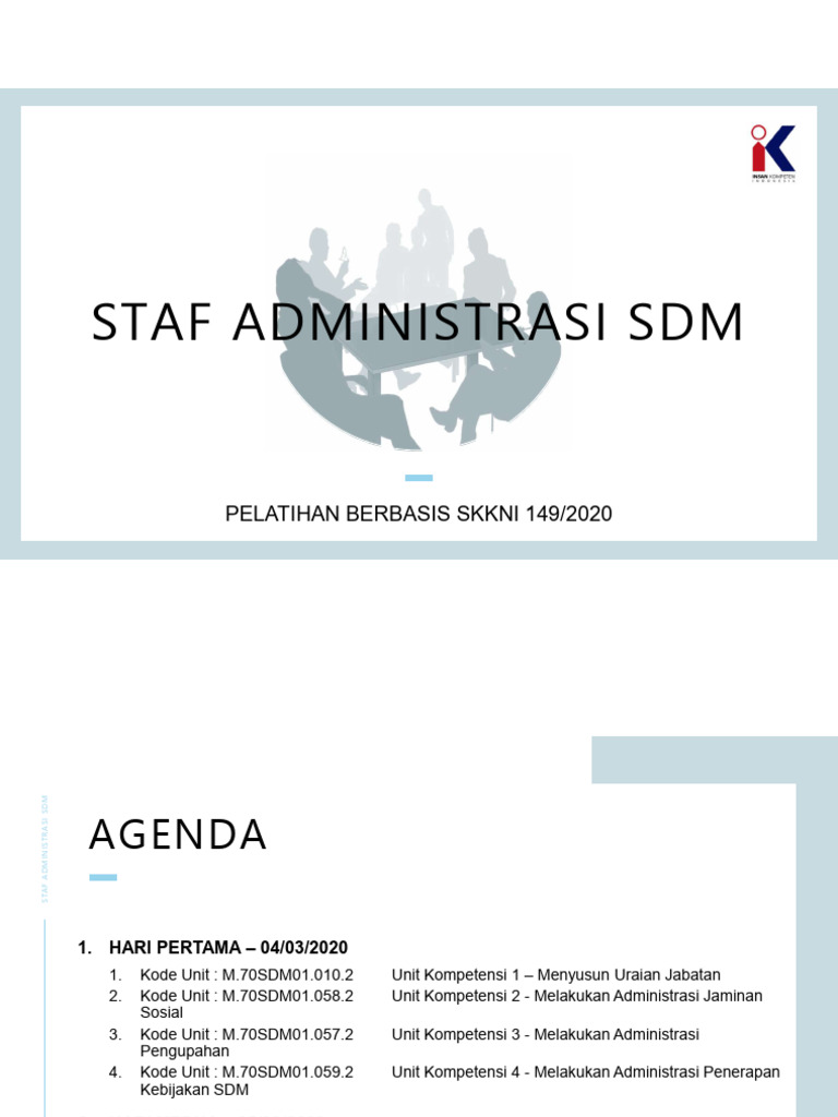 Pelatihan Staf Administrasi SDM | PDF