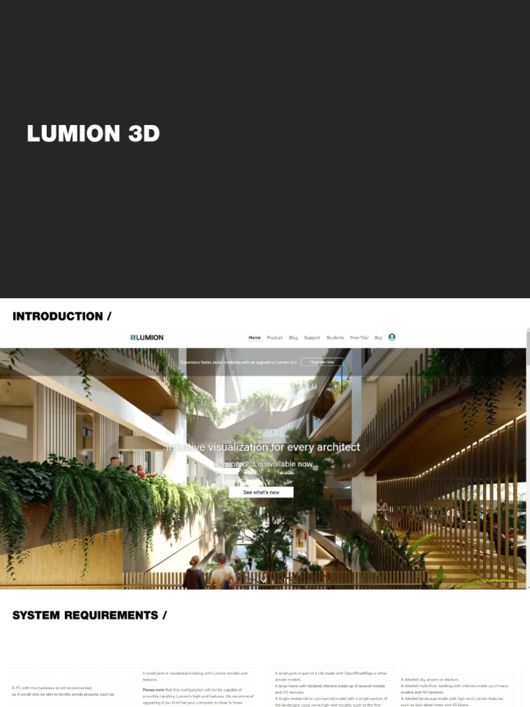 Lumion Module 1 - Introduction | PDF