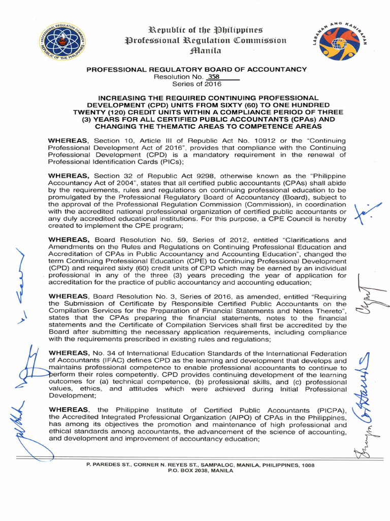 PRBOA Res. 358, S. 2016 | PDF