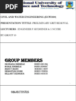 Grit Chamber Design in Wastewater Treatment | PDF | Sewage Treatment ...