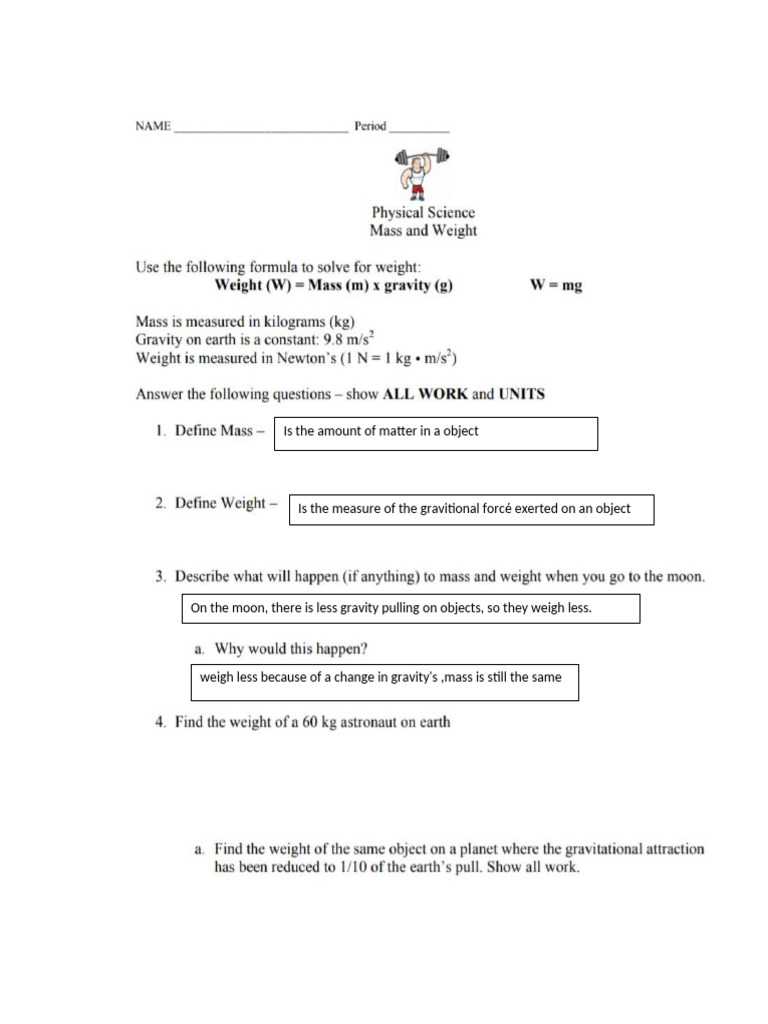 Science Worksheet | PDF