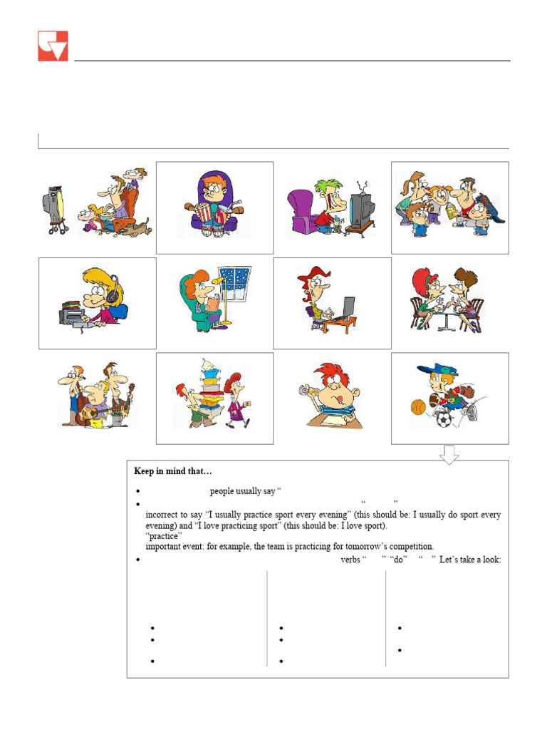 Free Time Activities and Frequency | PDF | Language Mechanics | Languages