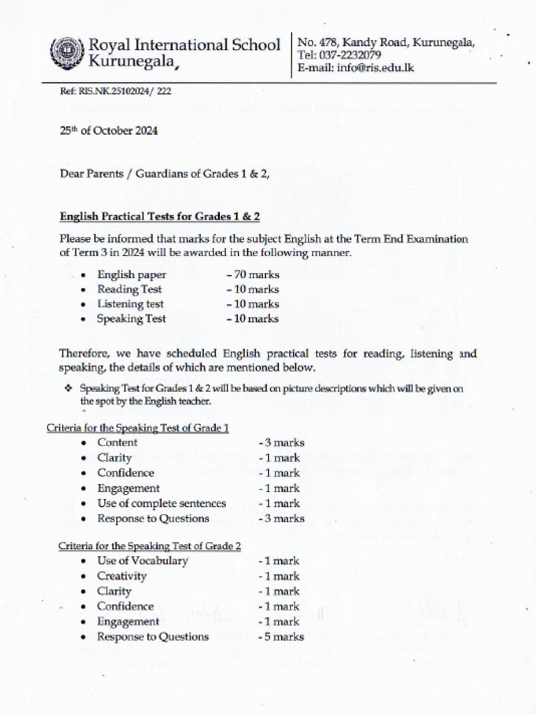 PN - English Practical Tests For Grades 1 & 2 | PDF