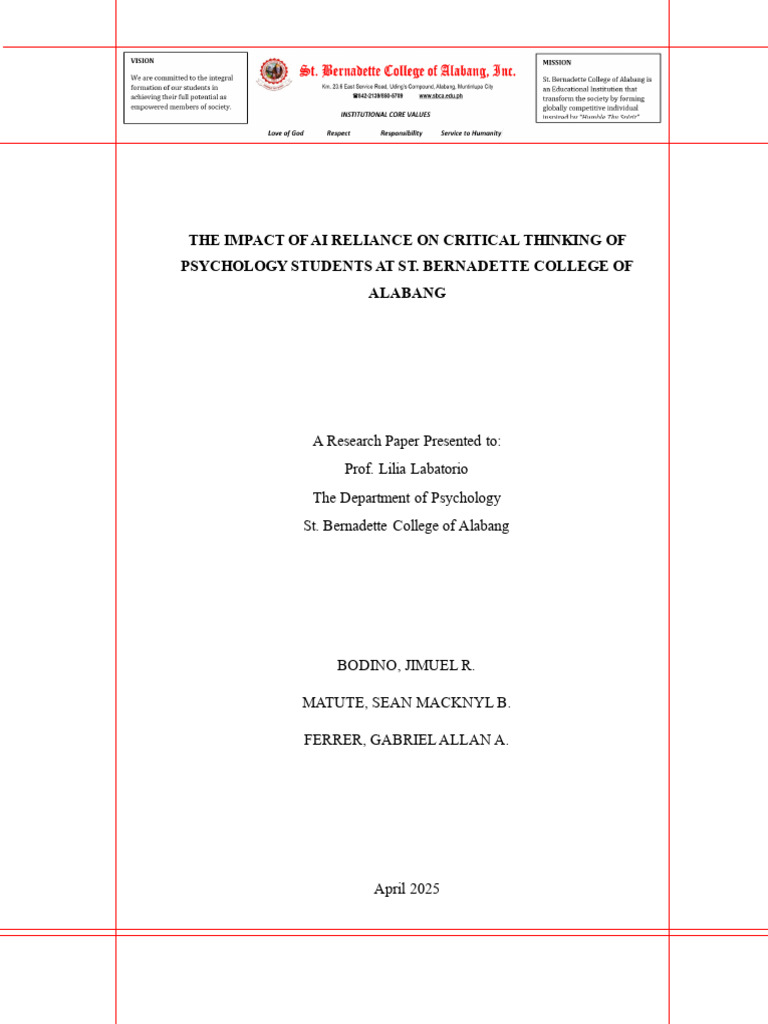 Research Paper Draft Updated | PDF | Artificial Intelligence | Intelligence (AI) & Semantics