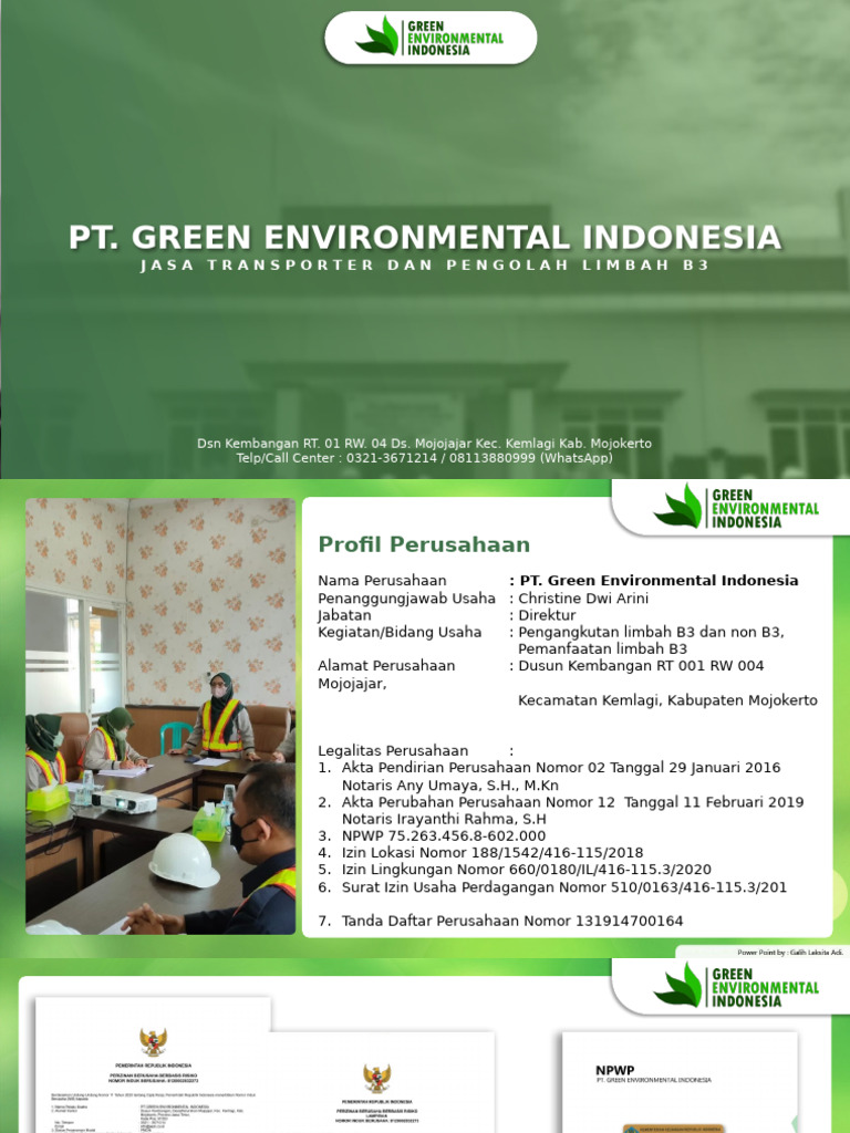 Ppt Pt Gei - Limbah b3 | PDF