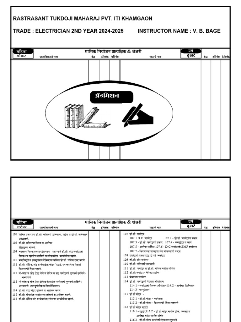 Ele. 2 Split Up Sylabus | PDF