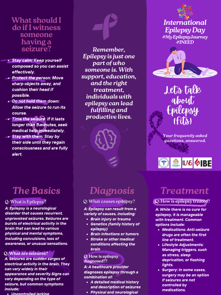 International Epilepsy Day Pamphlet | PDF | Epilepsy | Disorders ...