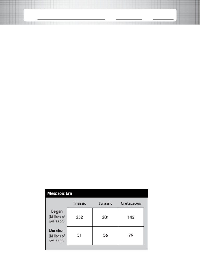 Worksheet-Geologic Time Scale | PDF | Geologic Time Scale | Fossil