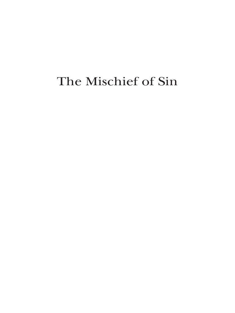 Mischief of Sin Sample | PDF
