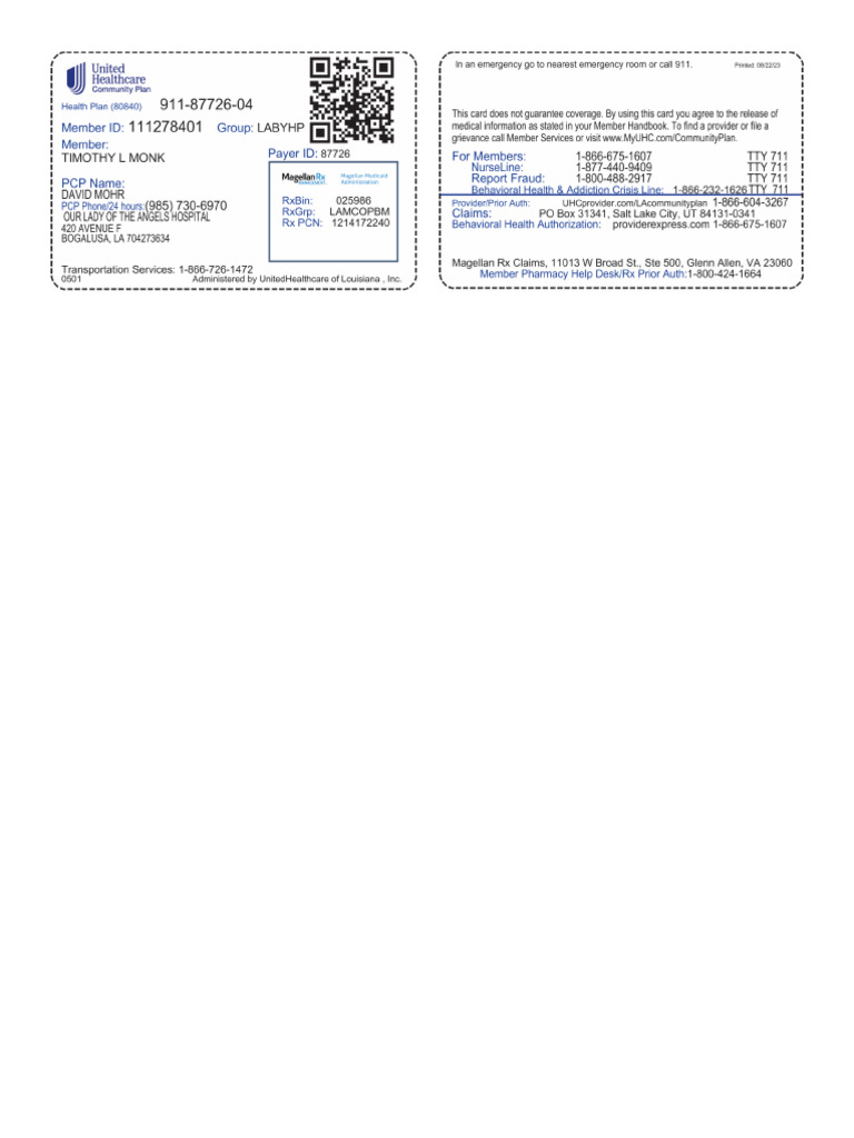 ID Cards - UnitedHealthcare | PDF