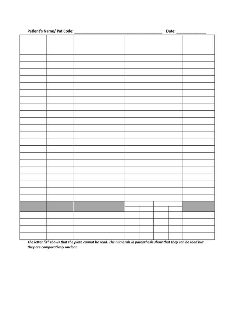 Ishihara Test Sheet | PDF | Image Processing | Ophthalmology