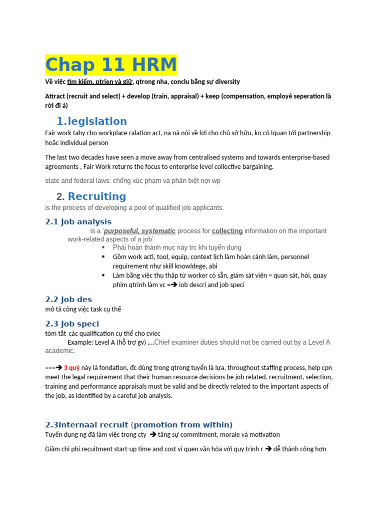 Chap 11 HRM | PDF