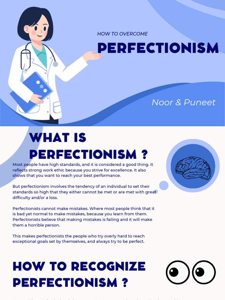Overcoming Perfectionism Guide | PDF | Perfectionism (Psychology ...
