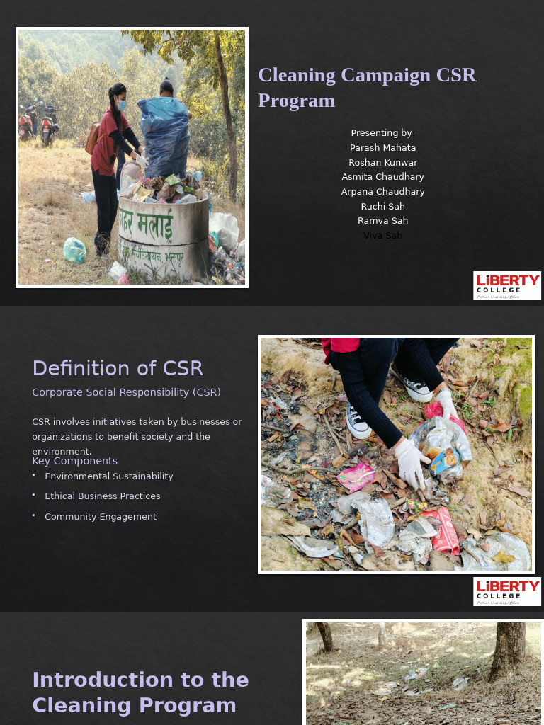 Cleaning Campaign CSR Program | PDF