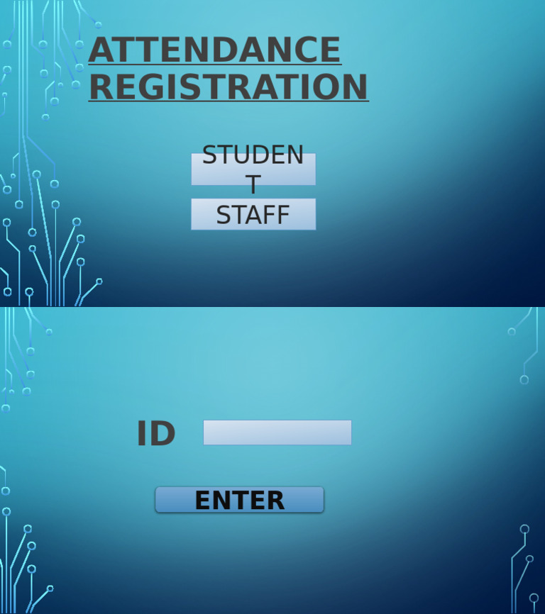 Attendance Registration | PDF