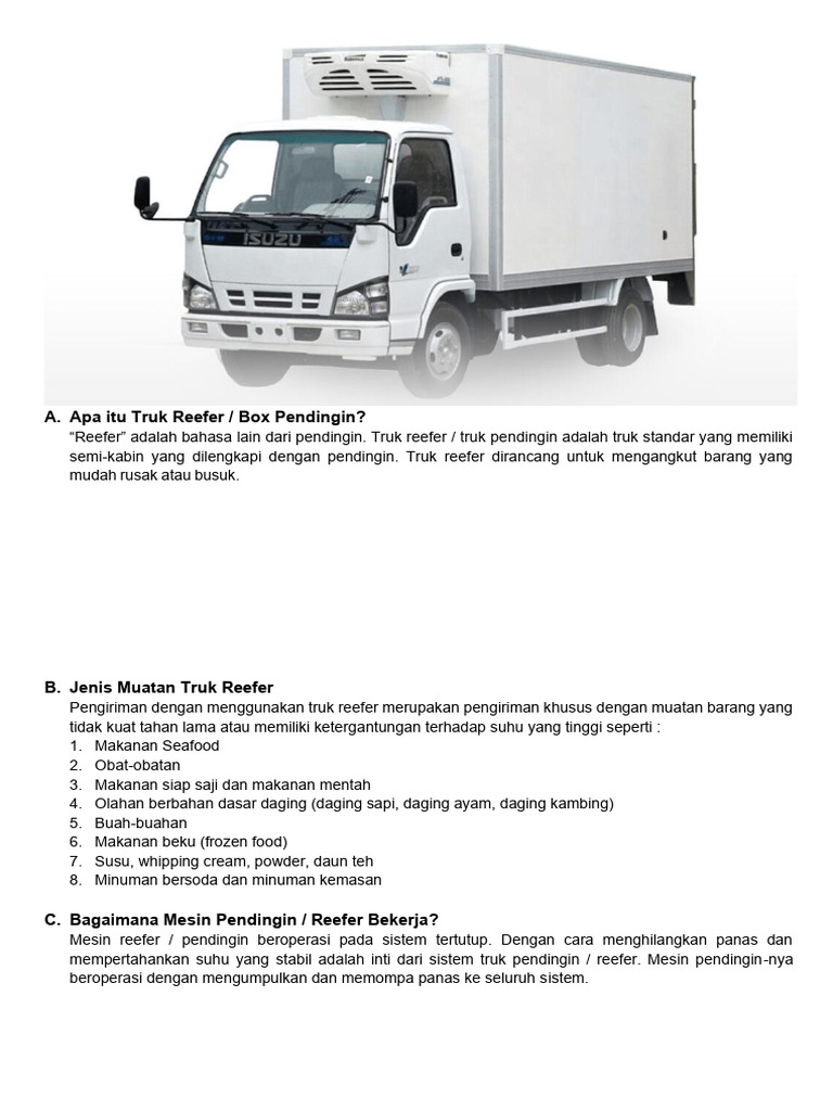 Tentang Truk Thermo | PDF