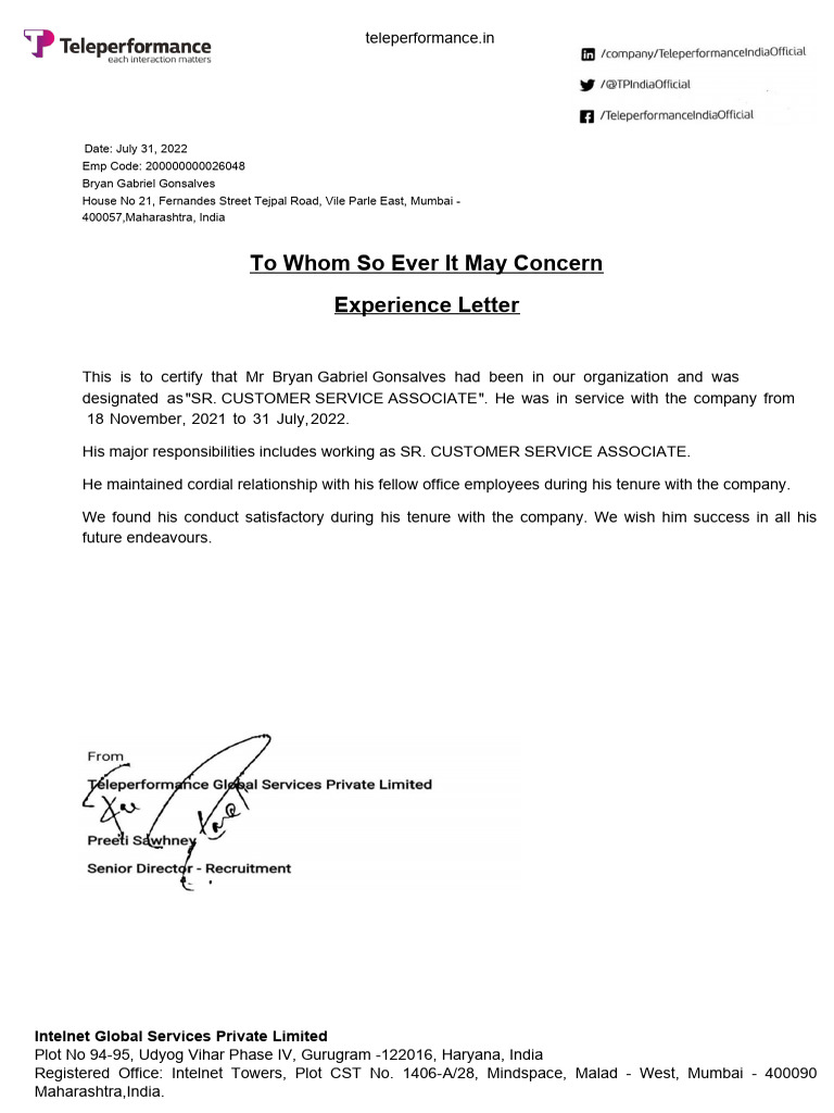 Teleperformance | PDF